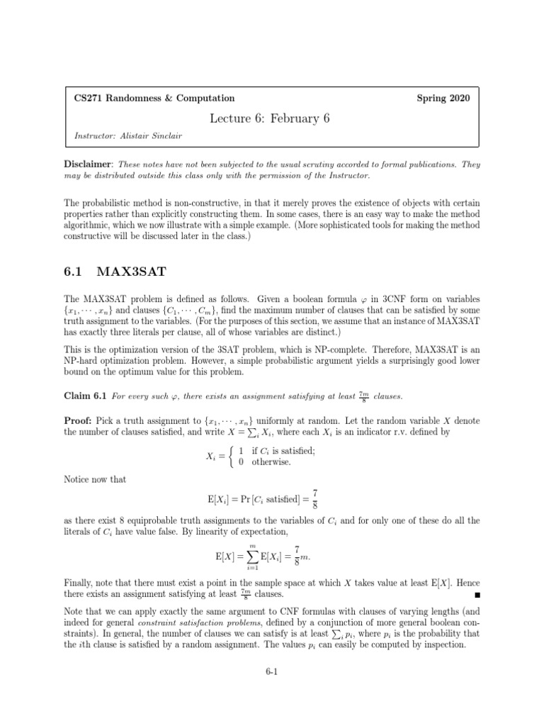 Random Graphs | PDF | Variance | Expected Value