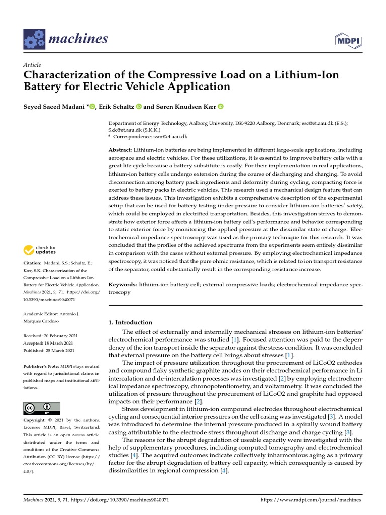 Paper 1 | PDF | Lithium Ion Battery | Rechargeable Battery