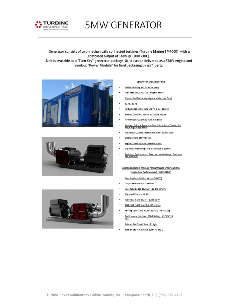 5MW Specifications (1) | PDF