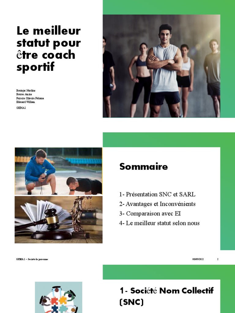 Le Meilleur Statut Pour Tre Coach Sportif: Boutajar Nordine Bouras Amine Ferreira Oliveira ...