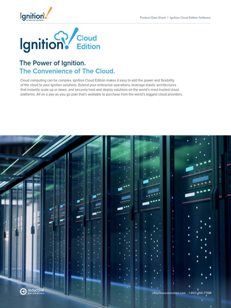 ProductDataSheet-IgnitionCloudEdition SinglePages | PDF | Cloud Computing | Software Development
