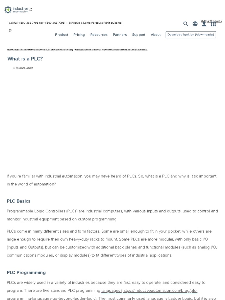 Qu'Est-ce Qu'Un Automate - Automatisation Inductive | PDF | Programmable Logic Controller | Scada