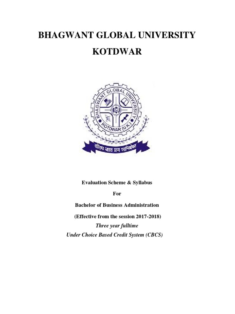 Bba Syllabus | PDF | Macroeconomics | Inflation