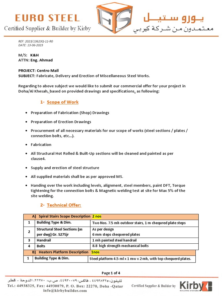 Misc Steel Works R00 | PDF | Structural Steel | Building Engineering