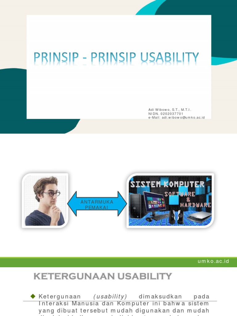 Imk-Prinsip - Prinsip Usability-03 | PDF