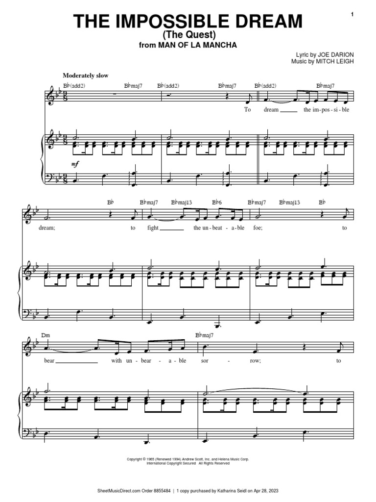 The Impossible Dream | PDF