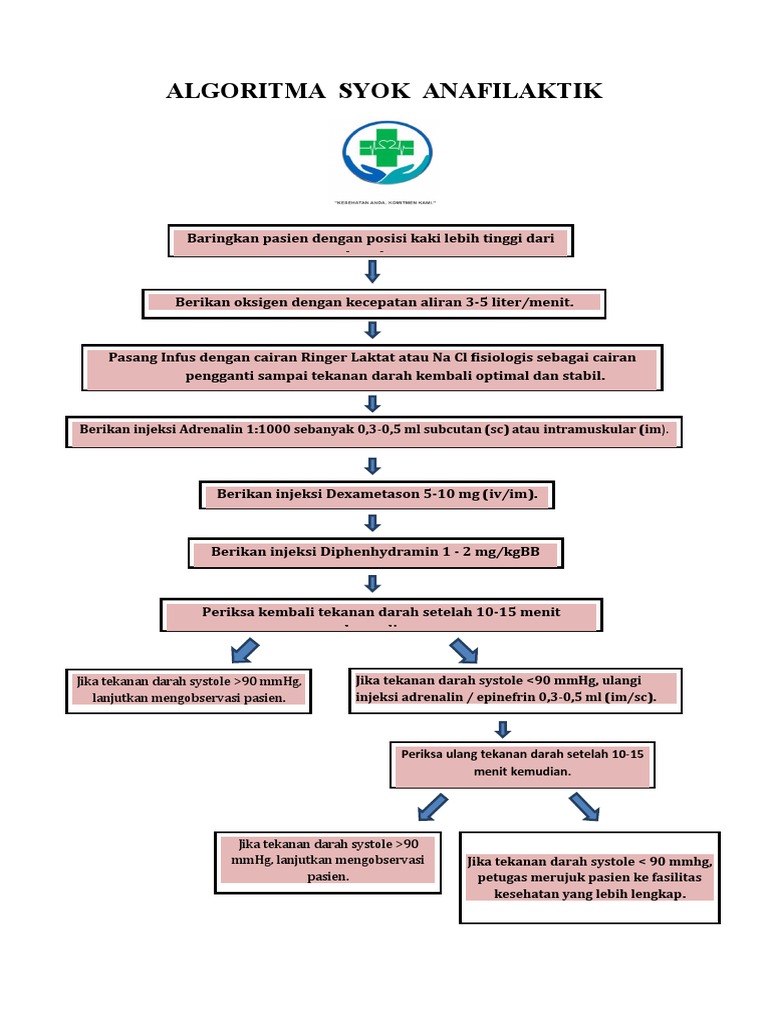 Algoritma Syok Anafilaktik | PDF