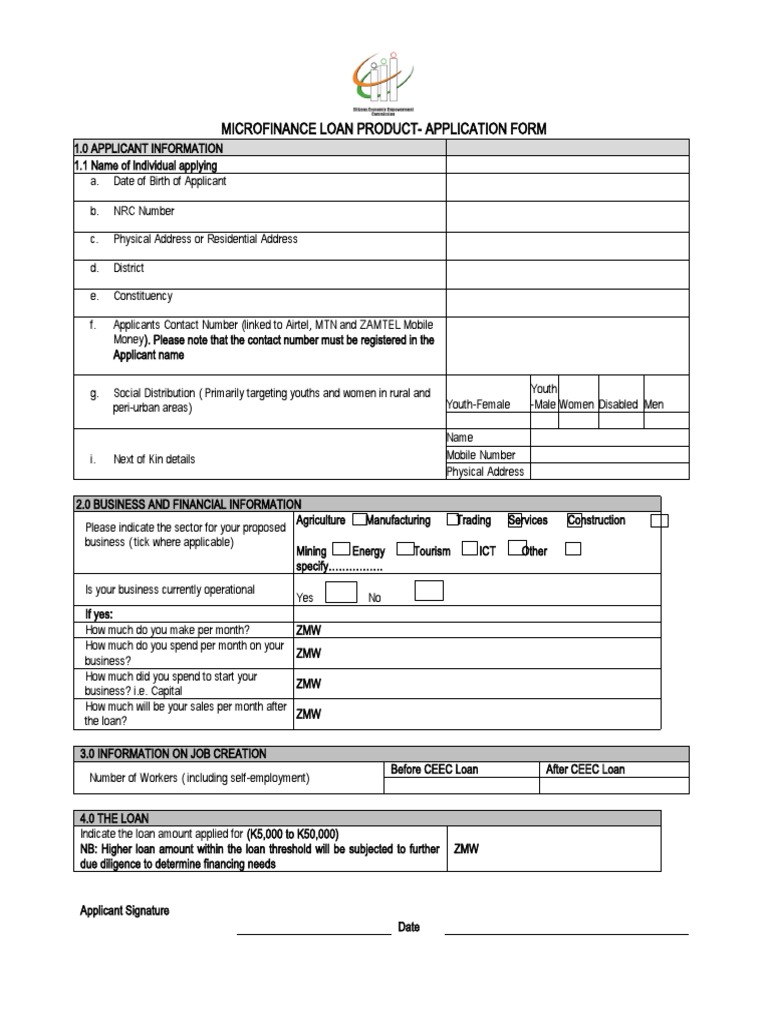 Ceec - Busulu Loan Product | PDF