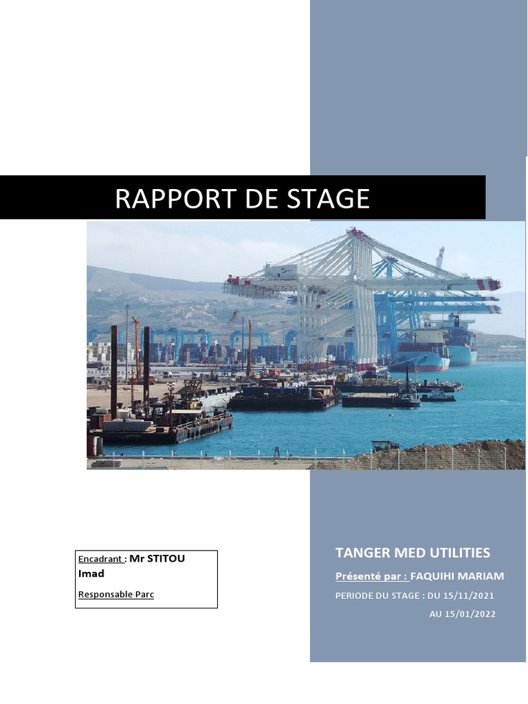 Rapport GROUPE TANGER MED | PDF