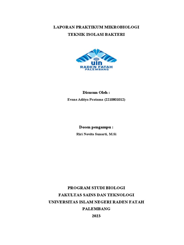 LAPORAN PRAKTIKUM MIKROBIOLOGI Lap4 | PDF