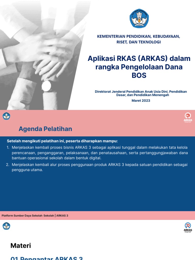 Panduan Penggunaan ARKAS 3 untuk BOS | PDF