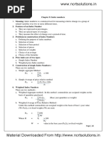 Statistics For Economics Formula Sheet. | PDF | Mean | Standard Deviation