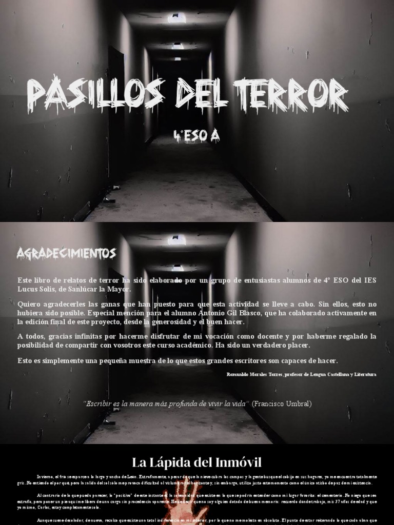 Relatos de Terror | PDF | Amor