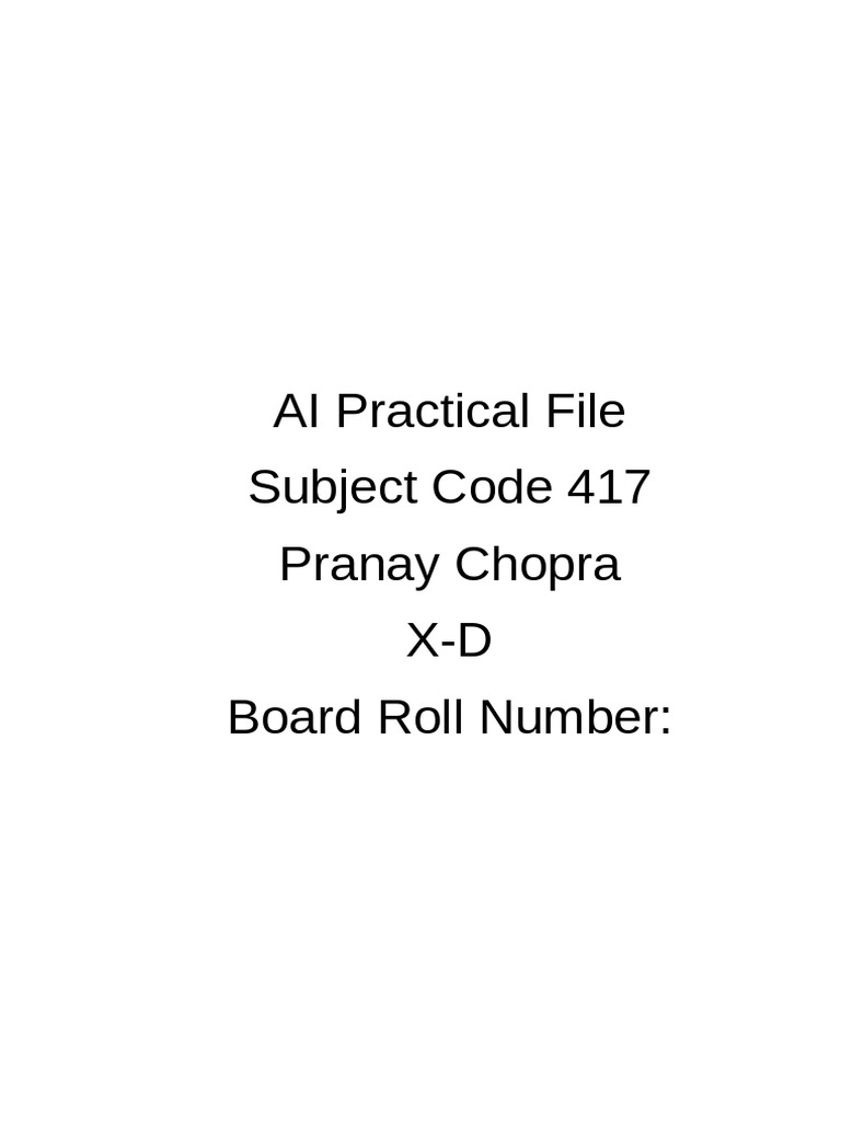 AI Practical | PDF | Median | Computer Programming