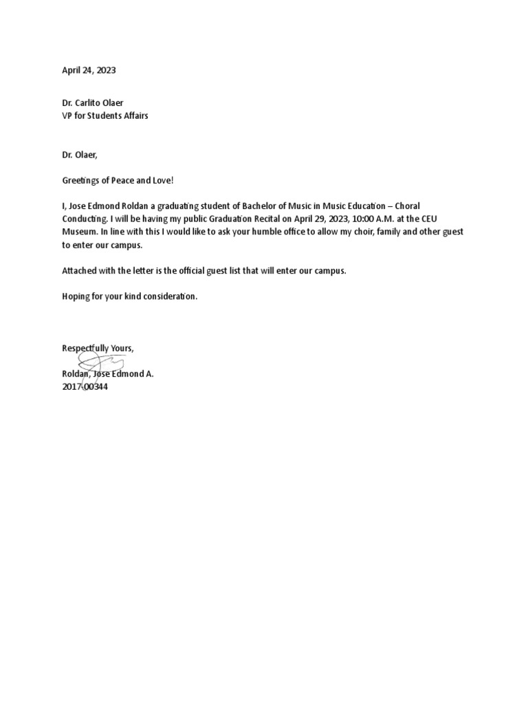 Gate Pass Letter | PDF | Social Science