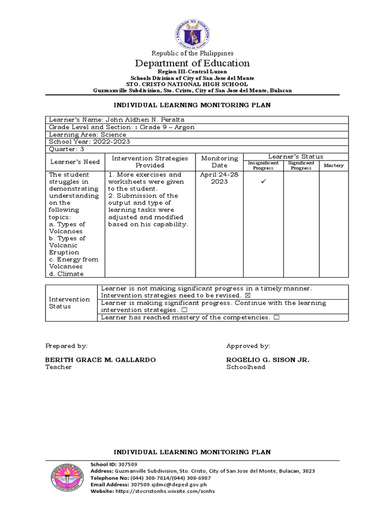 Grade 9-A ILMP Q3 | PDF