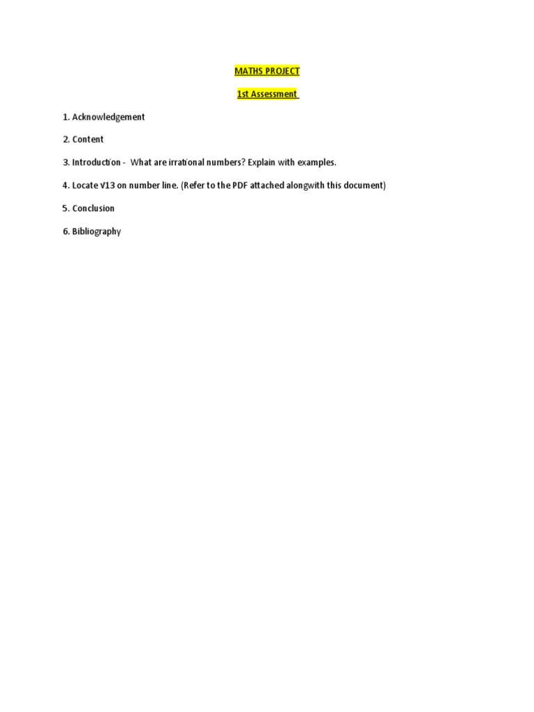 Maths Project-wps Office | PDF