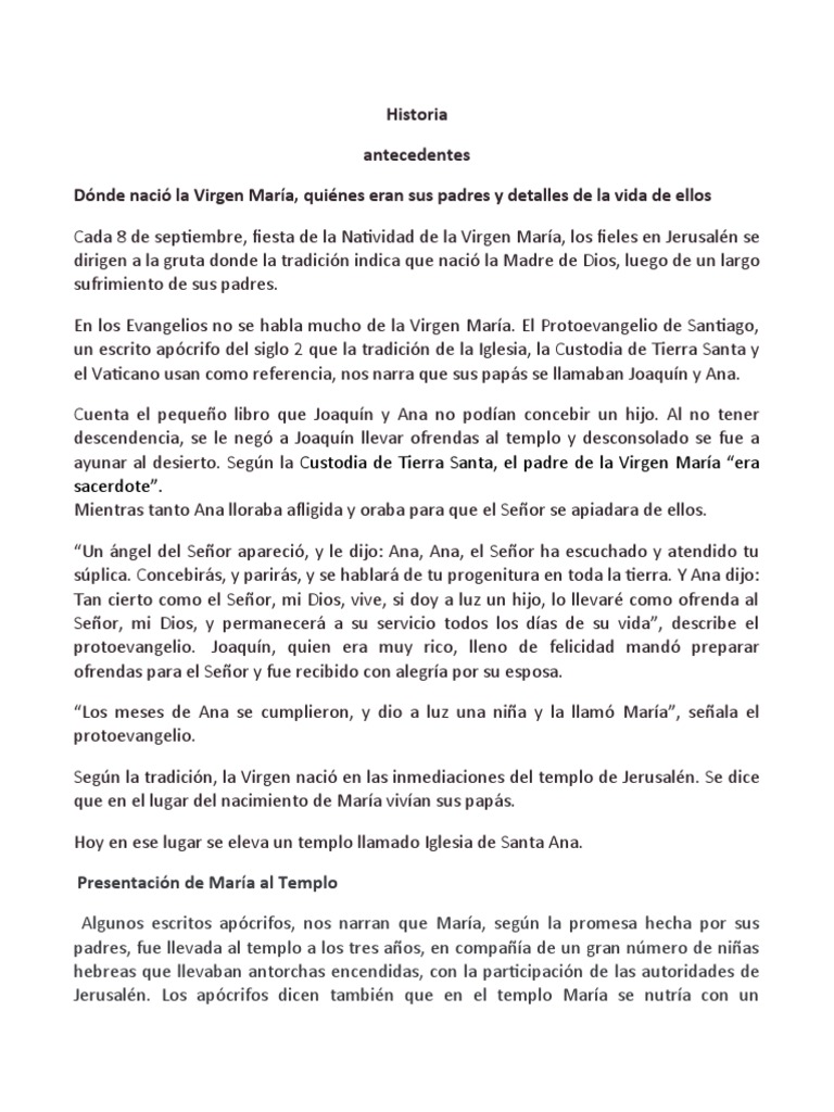 8585815_Historia de La Virgen María | PDF | María, madre de Jesús