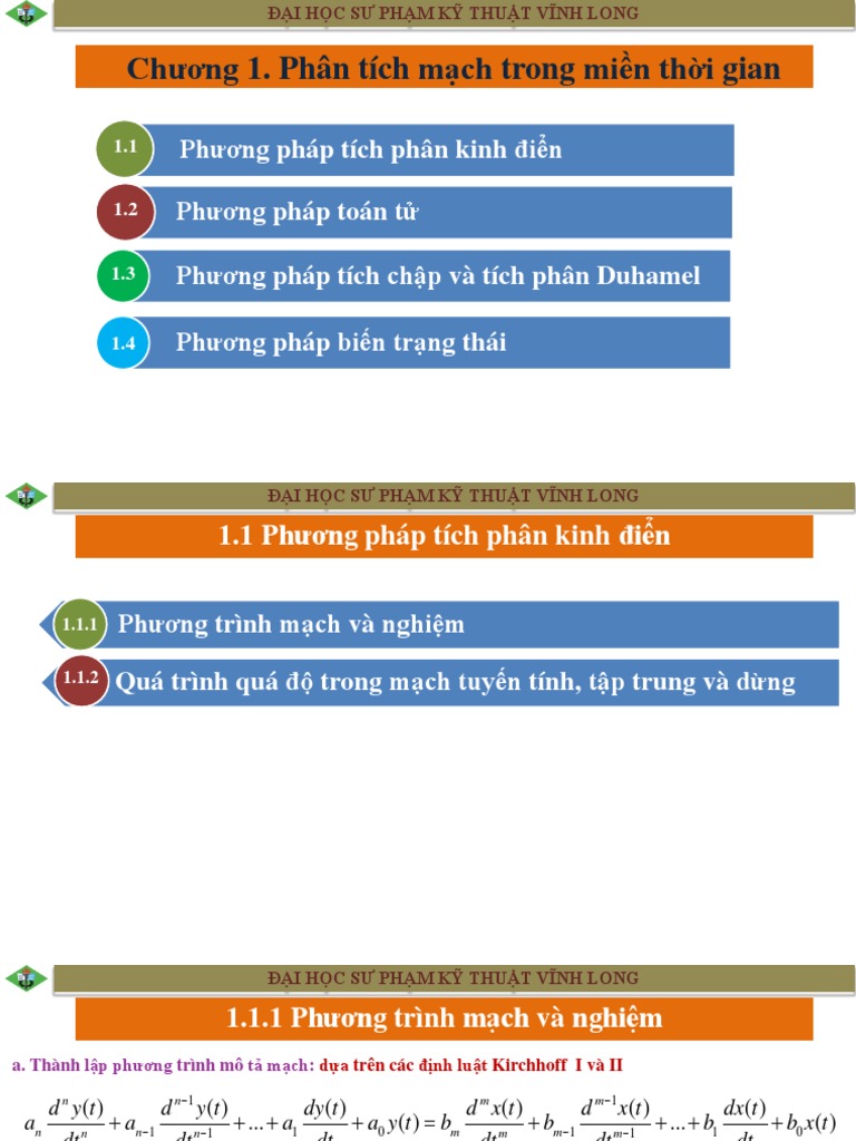 Ch 1_Phan tich mach dien trong mien thoi gian | PDF