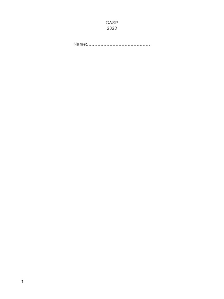 GASP Full Script | PDF