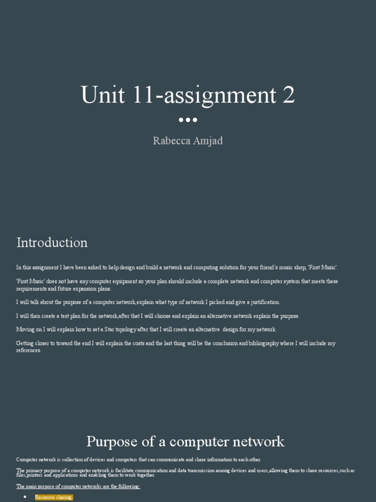 Unit 11-Assignment 2 | PDF