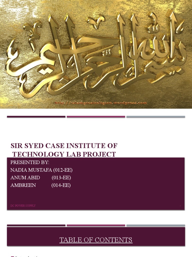 Edc Project | PDF | Power Supply | Direct Current