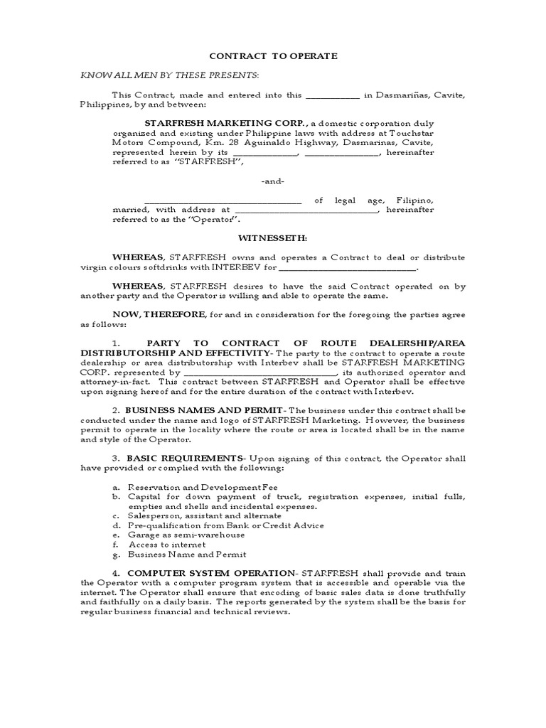 Agreement Dealership | PDF | Legal Liability | Sales