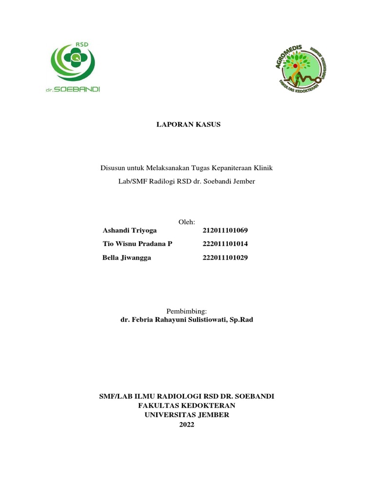 Lapsus Radiologi - Dr. Febria Sp. Rad - Final | PDF