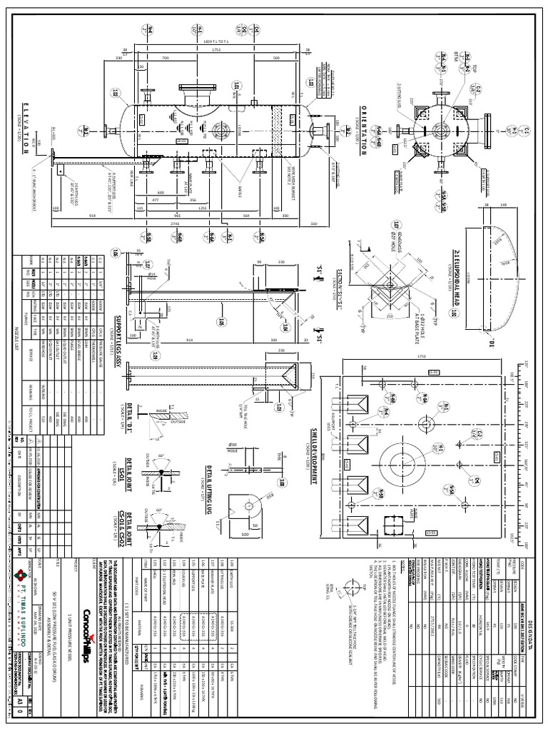 Contoh DWG Assembly and Detail | PDF | Physical Sciences | Manufactured ...