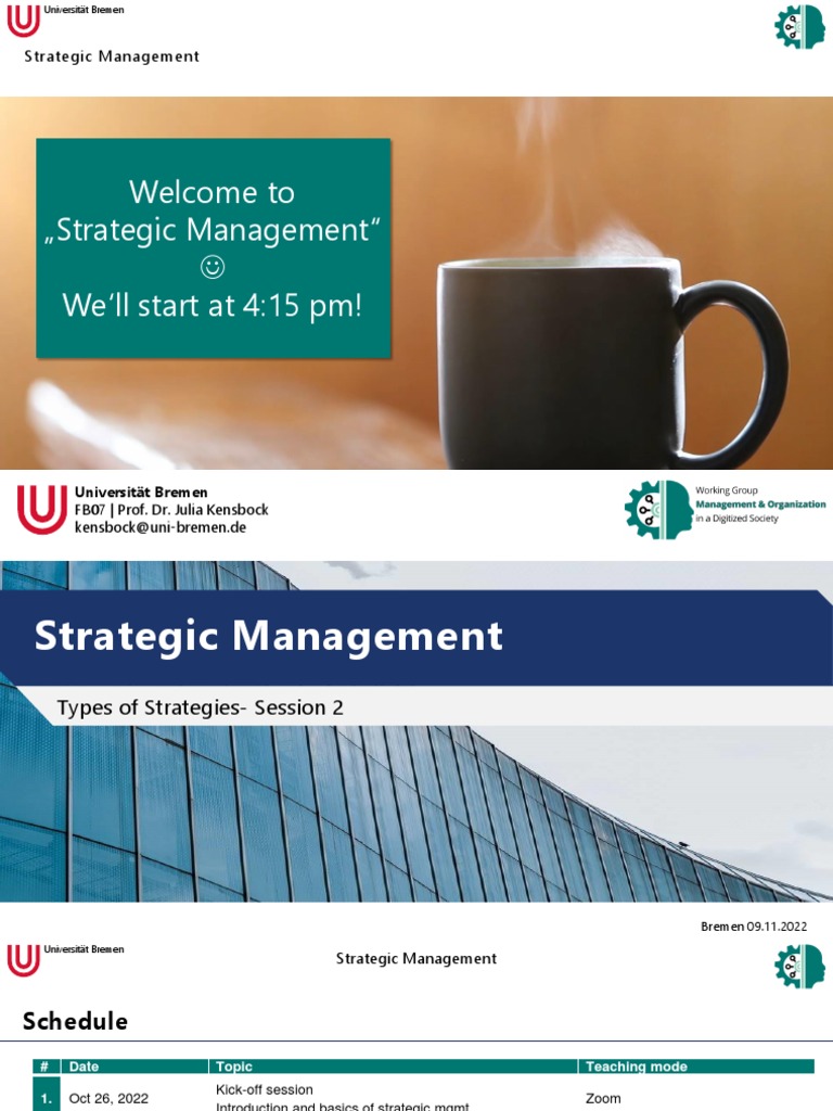 Strategy Management | Download Free PDF | Strategic Management | Business
