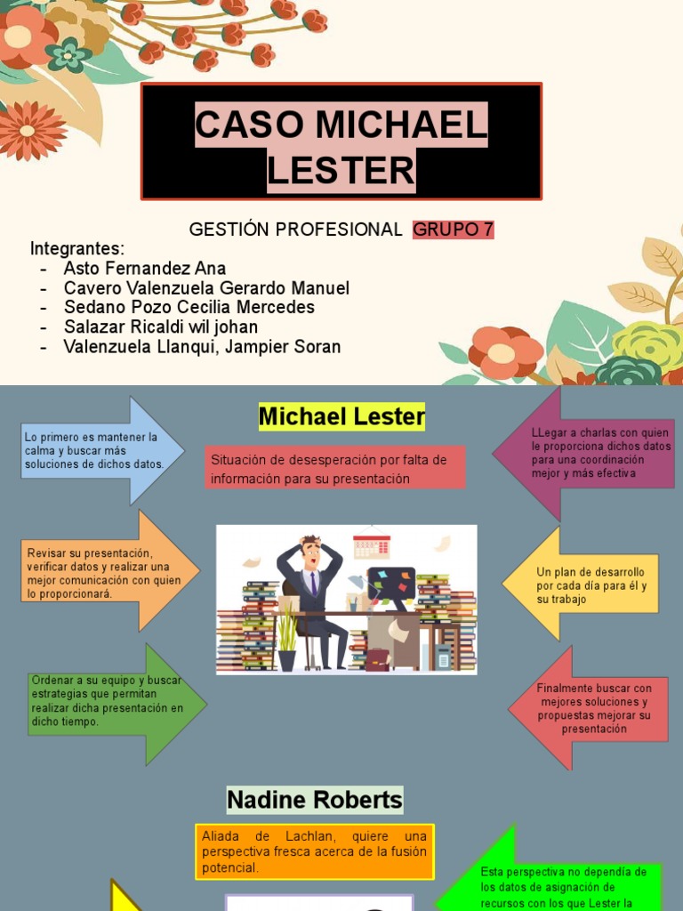 Trabajo Caso Michael Grupo 7 | PDF