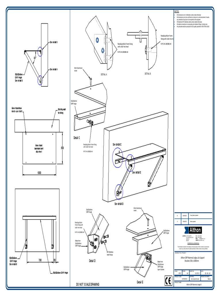 GRP Mammal Ledges | PDF | Building Materials | Building Engineering