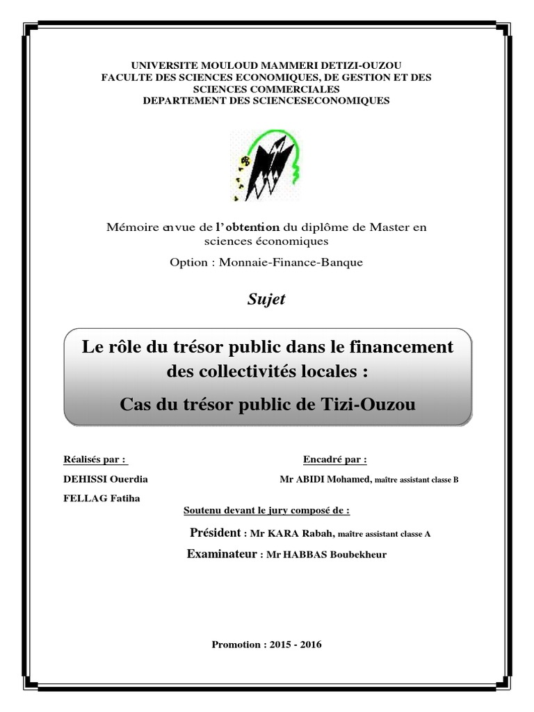 Memoire PDF | PDF | Communes de France | Budget