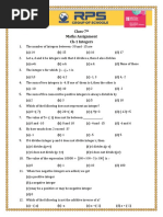 Grade 7 term 1 2025 MATHEMATICS BASELINE TEST-1 | PDF | Elementary ...