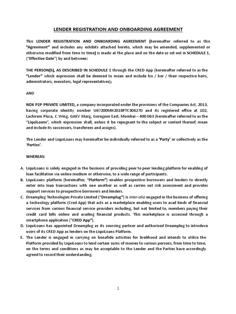 Cred Mint Terms and Conditions | PDF | Loans | Interest