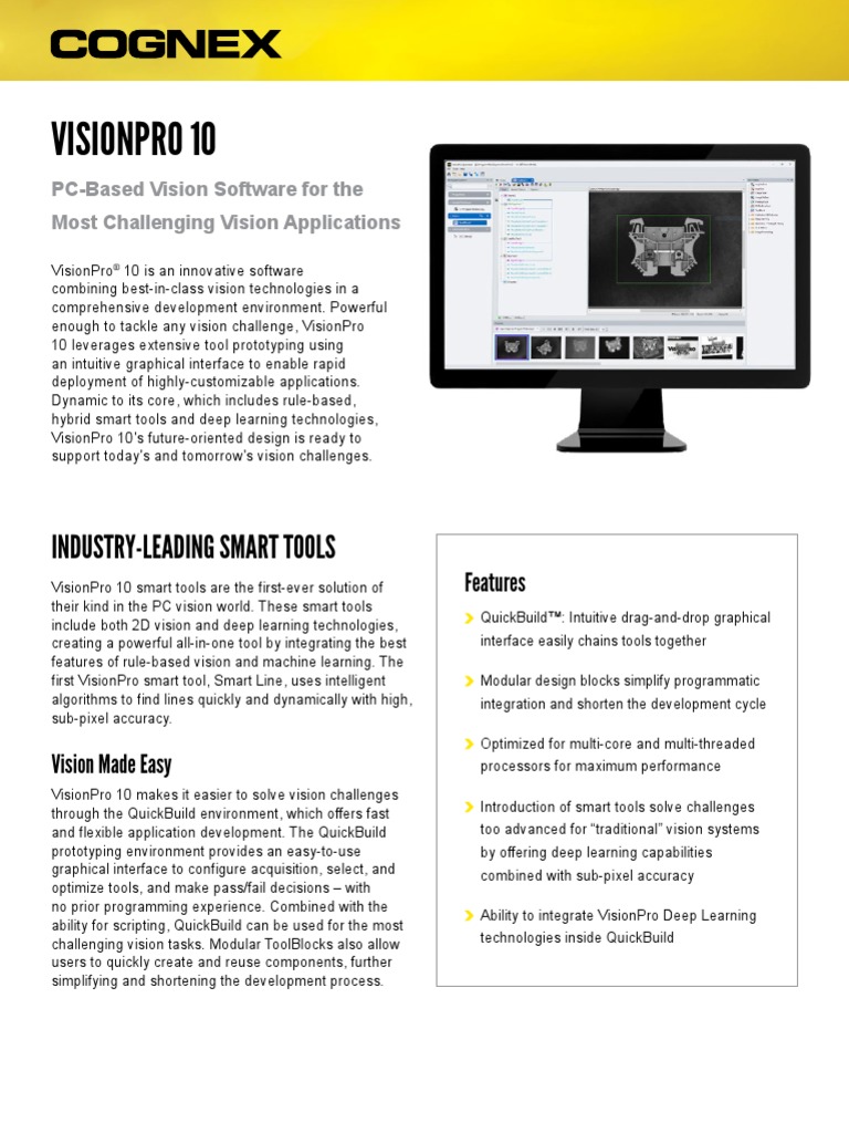 Datasheet VisionPro10 EN | PDF | Deep Learning | Barcode
