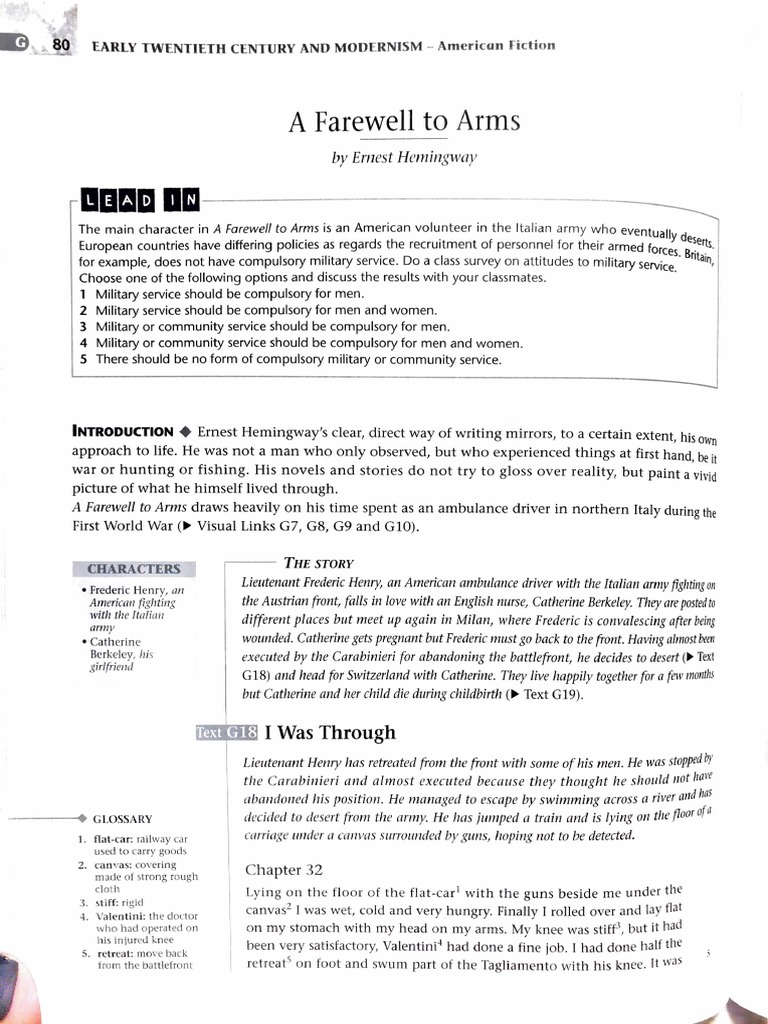 A Farewell To Arms | PDF