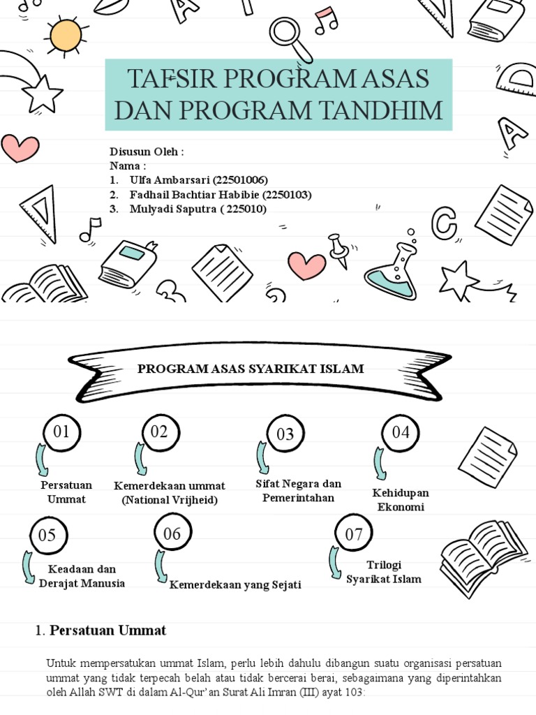 PPT_Ulfa_Program Asas Syarikat Islam | PDF