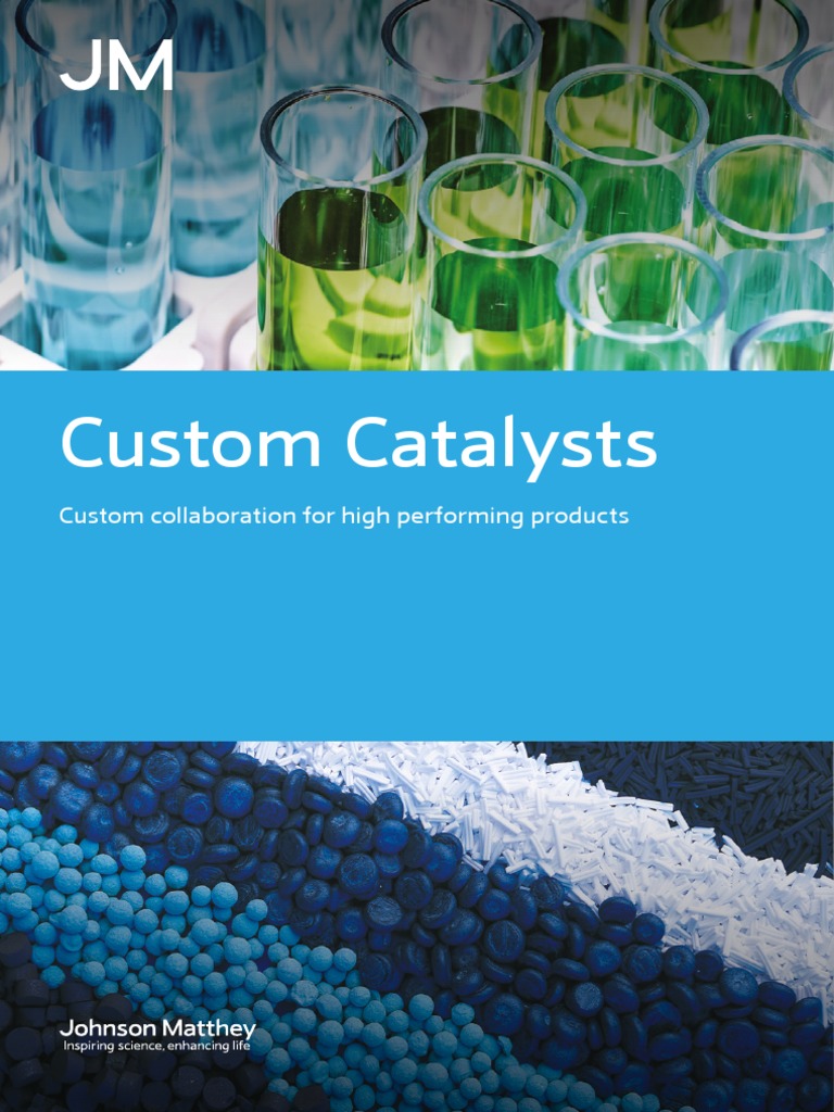JM Custom Catalysts Brochure | PDF | Spectroscopy | Catalysis