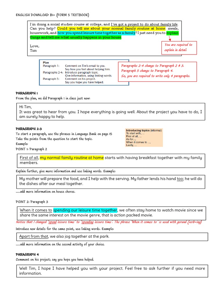UNIT 1 - Writing | PDF