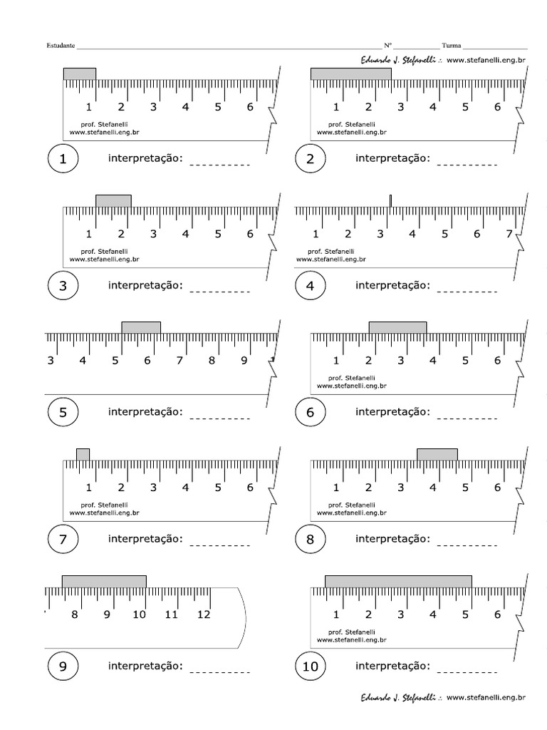 Exercicios Escala | PDF