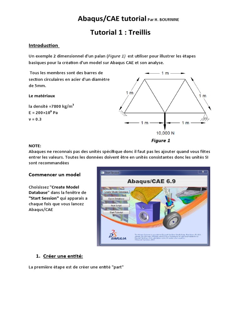 Abaqus Tutorial 1,2,3 | PDF
