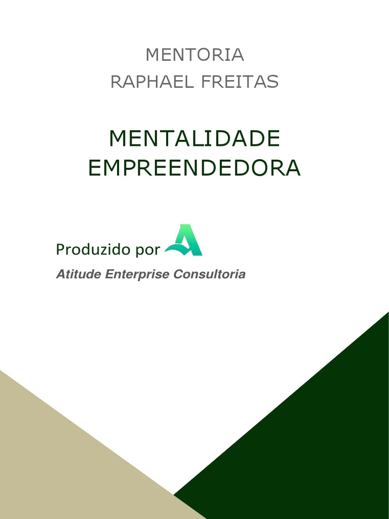 Mentalidade Empreendedora | PDF | Inteligência emocional | Empreendedorismo