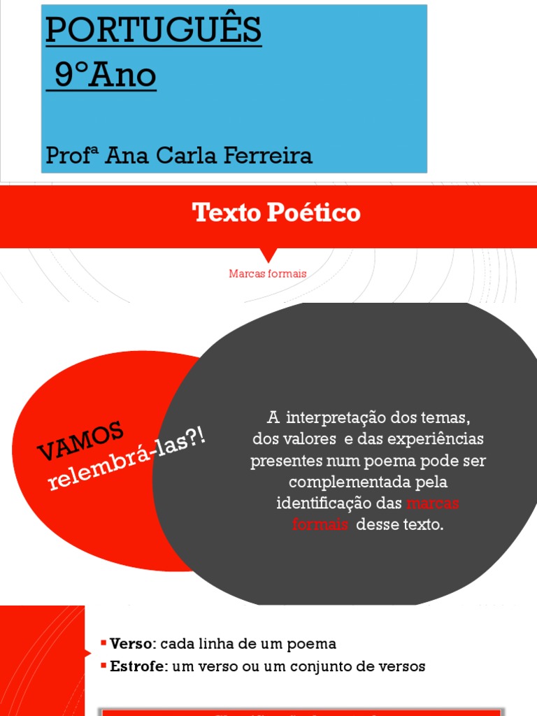 Texto_Poético_ Marcas Formais | PDF