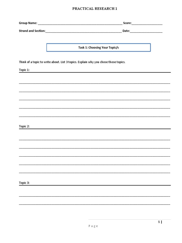 Practical Research Topic Selection Guide | PDF | Apa Style