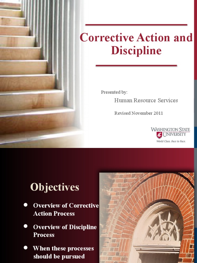 HR Guide: Corrective & Disciplinary Actions | PDF | Disciplines | Human ...