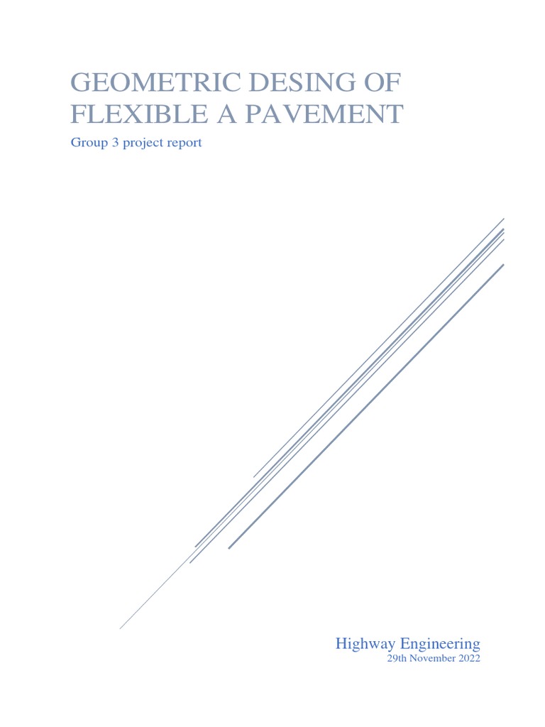 Cie 435 Team Project Report | PDF