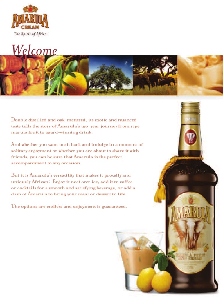 Amarula Recipes | PDF | Curry | Martini (Cocktail)