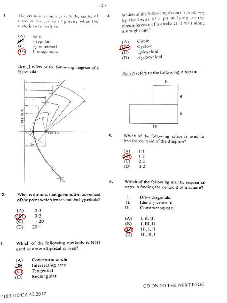BMED Unit 1 Past Papers Overview | PDF