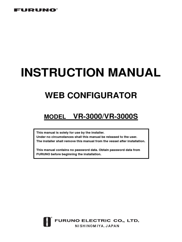 VR-3000/S Web Configurator Manual | PDF | Image Resolution | Booting